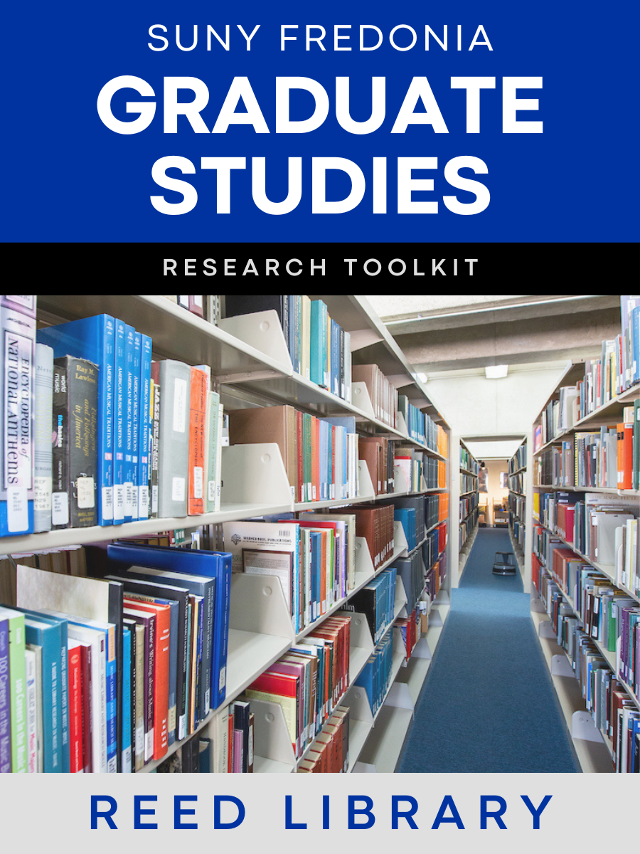 Fredonia Graduate Studies Research Toolkit – Simple Book Publishing